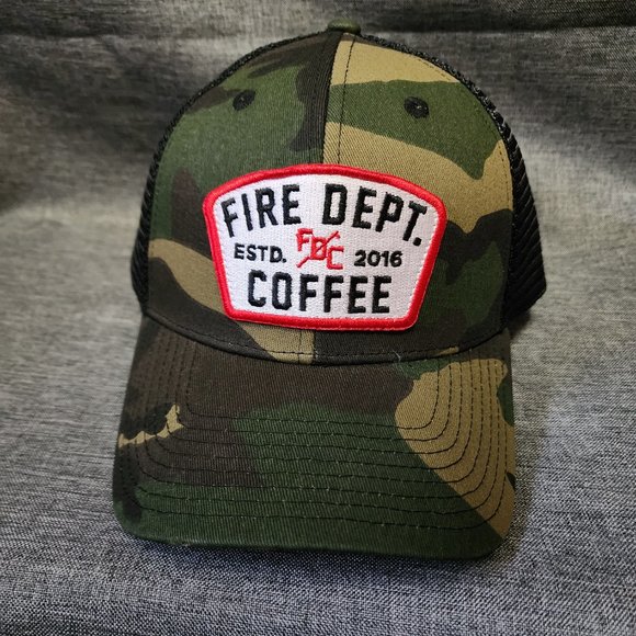 Fire Dept. Coffee | Accessories | Fdc Fire Dept Coffee Green Camo Black ...